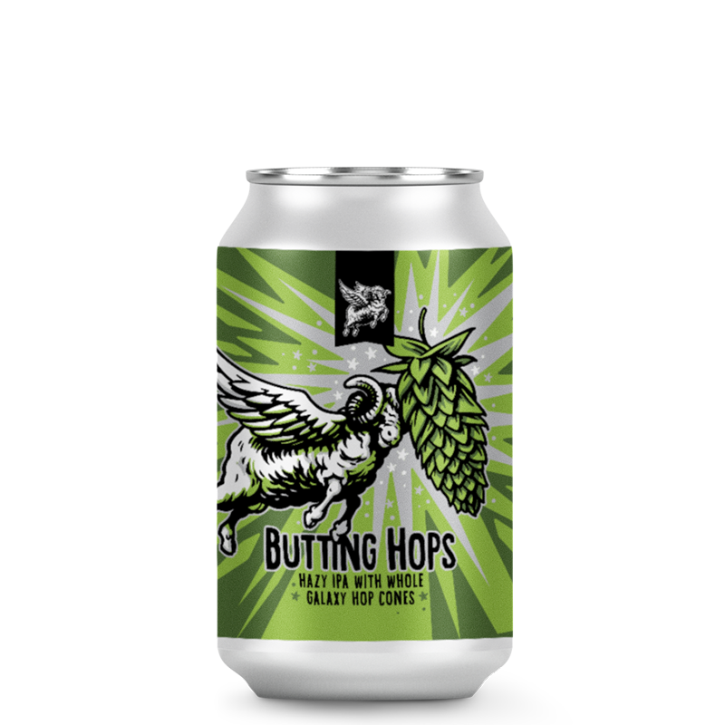 Butting Hops Hazy IPA - New England Brewing