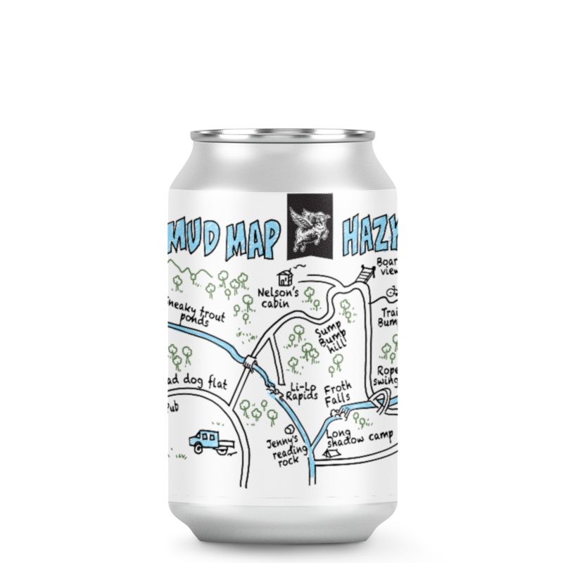 Mud Map Hazy IPA - New England Brewing